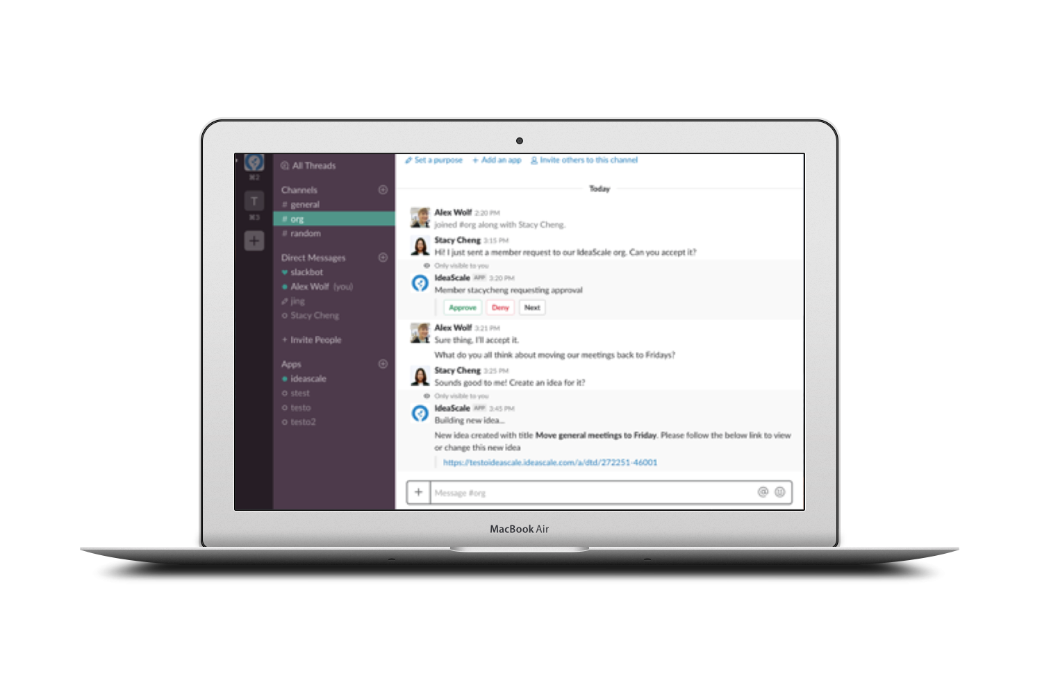 Slack Integration - IdeaScale
