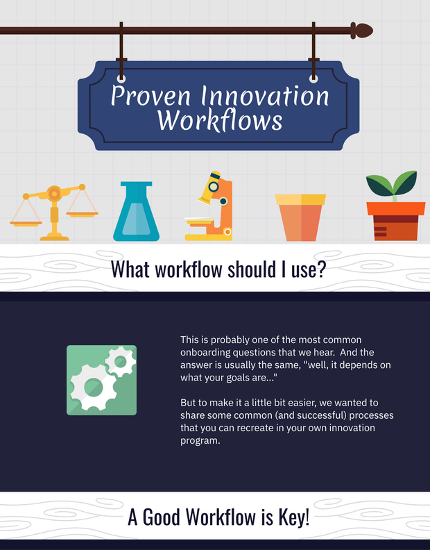 Infographic: Proven Innovation Workflows - IdeaScale