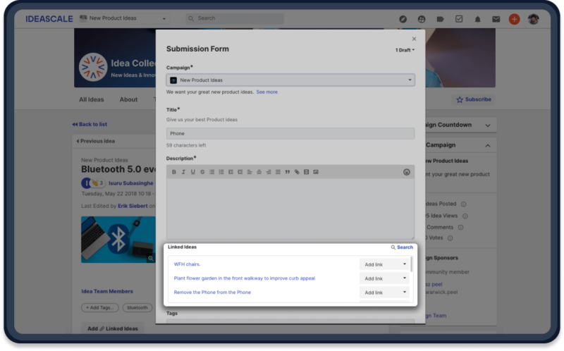 Idea Collection - IdeaScale