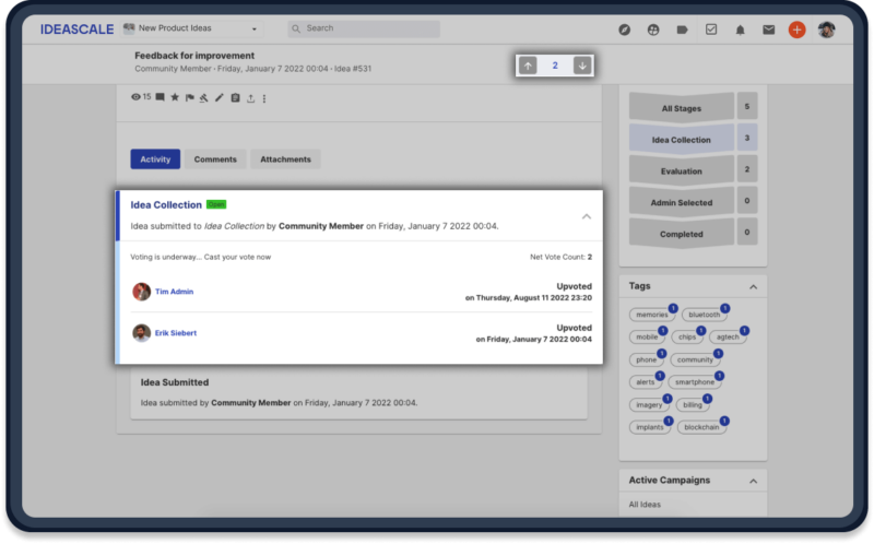 Idea Collection - IdeaScale
