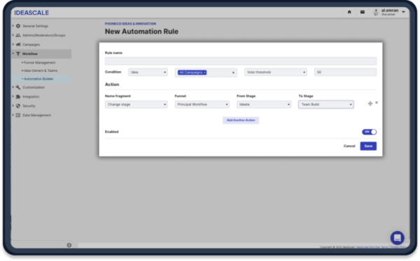 Solution Creation - IdeaScale