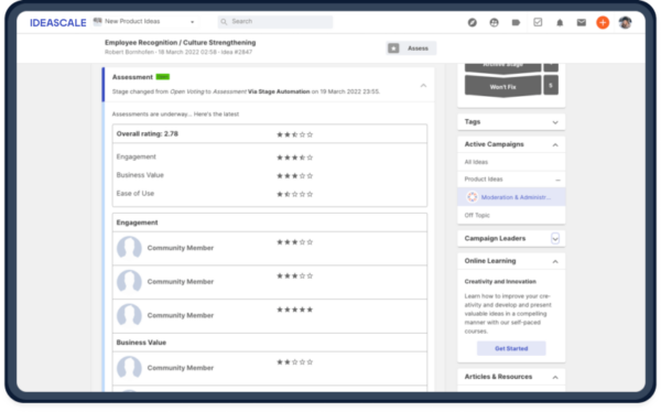 Product tour: See How We Fit Into Your Innovation Cycle