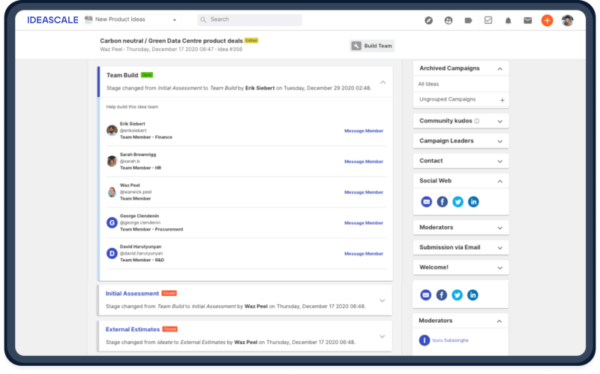 Product tour: See How We Fit Into Your Innovation Cycle